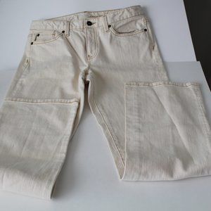 LOFT | Jeans | Loft Original Boot Cream Colored Denim Jeans Nwot 6 ...